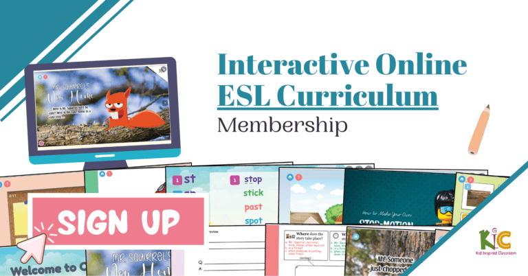 Exciting & Interactive Online ESL Lessons & Games | Kid-Inspired Classroom