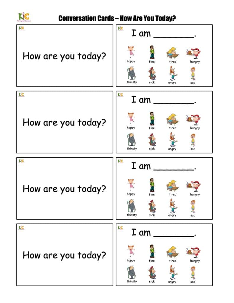 5 Wonderful Speaking Activities for ELLs with Conversation Task Cards ...
