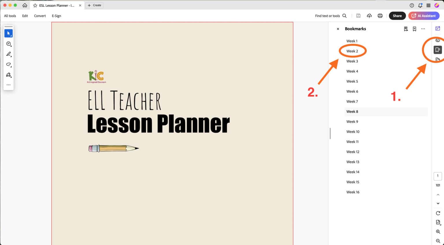 New ELL Teacher Lesson Planner - Interactive! | Kid-Inspired Classroom